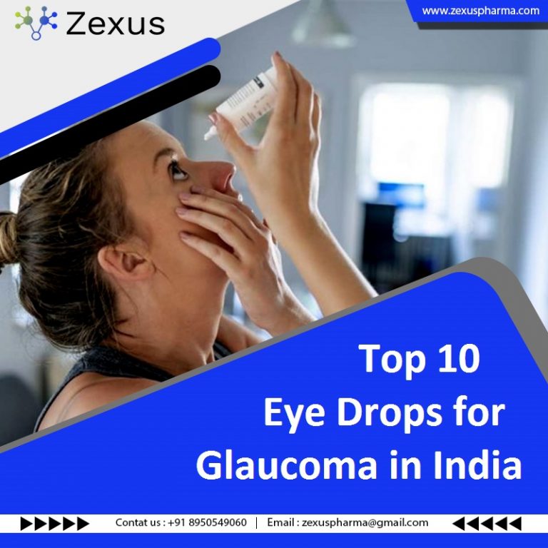 Top 10 Eye Drops for Glaucoma in India | Zexus Pharma