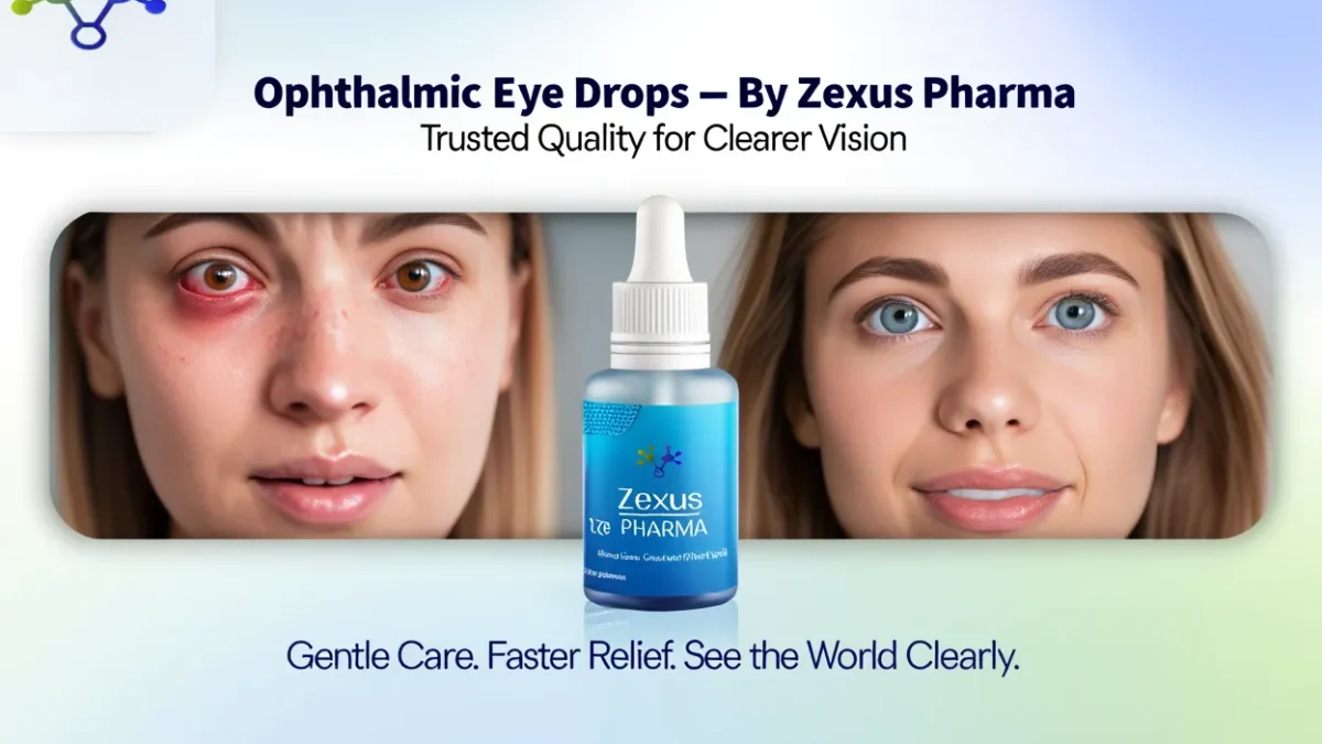 Ophthalmic Eye Drops – By Zexus Pharma | Trusted Quality for Clearer Vision